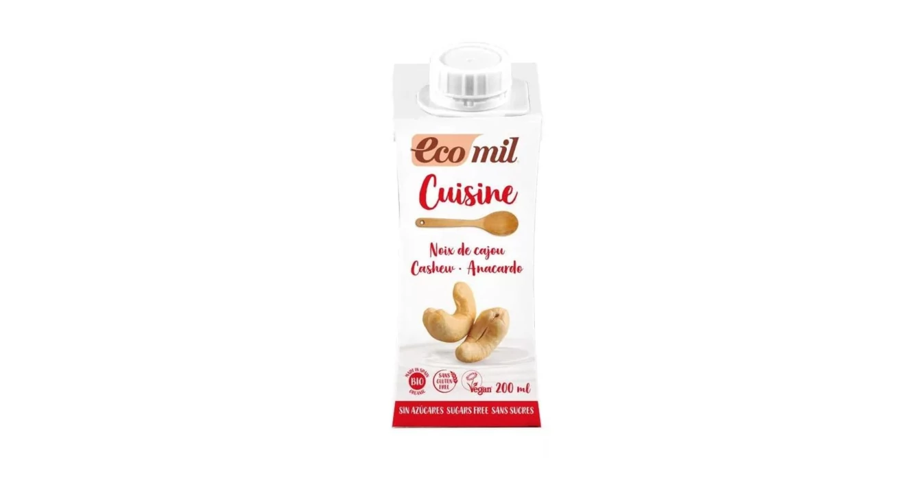 Ecomil BIO Kesudió tejszín cukormentes 200ml - Fittpiac.hu