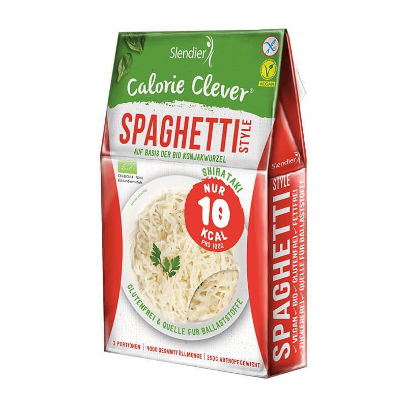 Slendier Bio konjac tészta - spagetti 400g - Fittpiac.hu